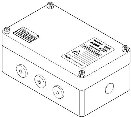 Raychem JB-EX-32/35MM2 Modular Junction box 3xM32 1xM40 ATEX 35mm ...